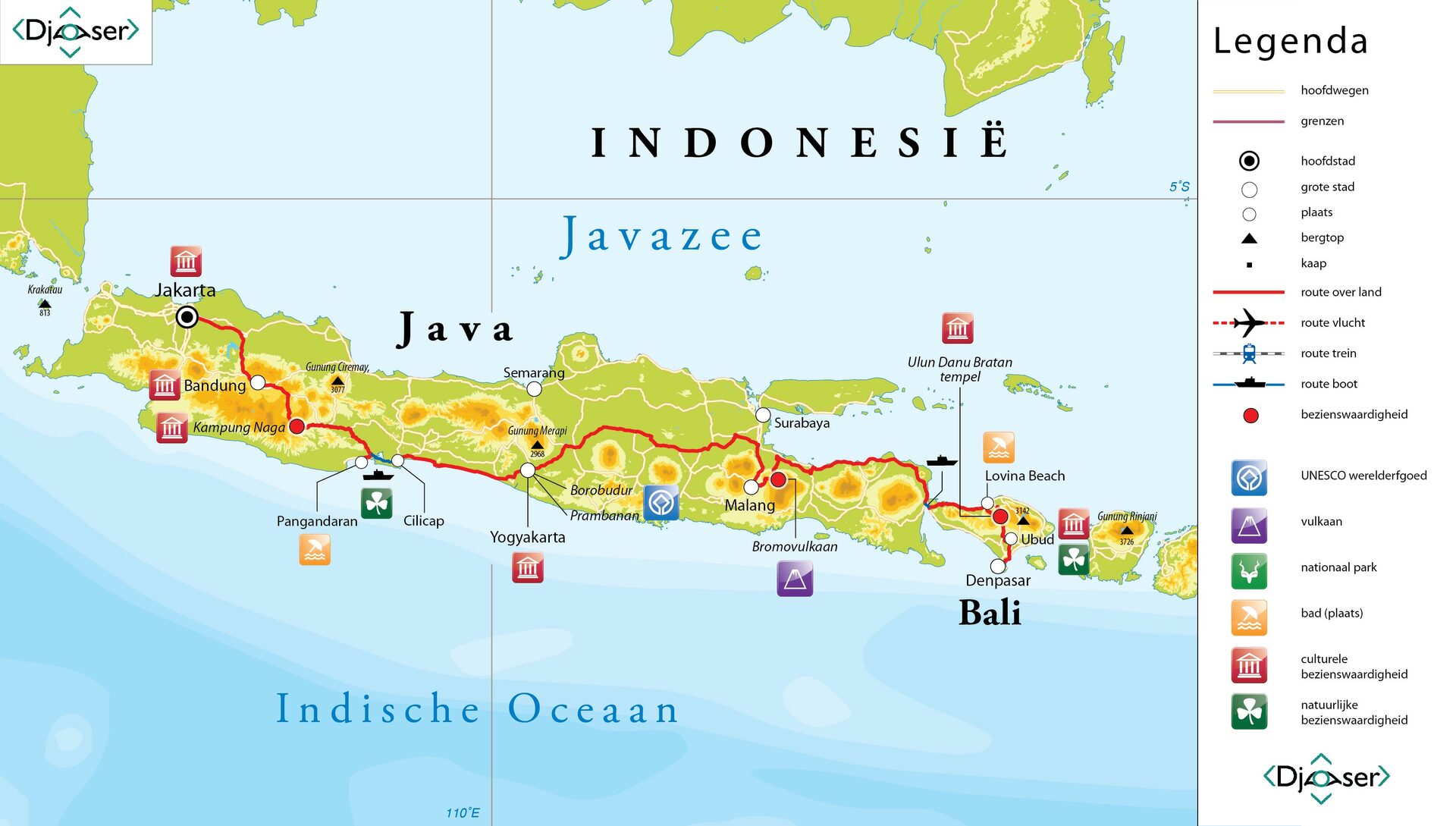 Rondreis Java & Bali, 18 dagen | Djoser