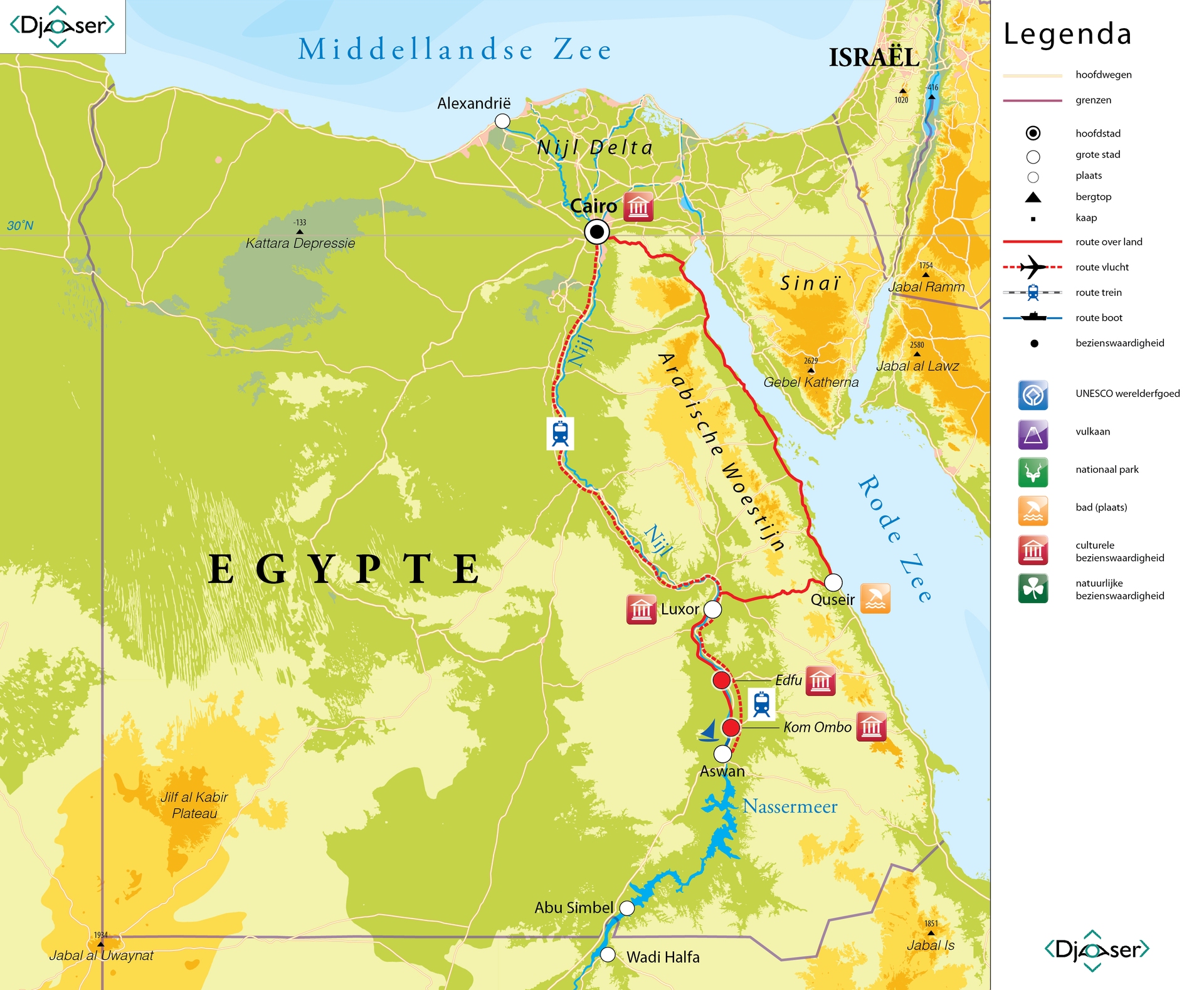 Rondreis Egypte, Nijlvallei & Rode Zee, 14 dagen | Djoser